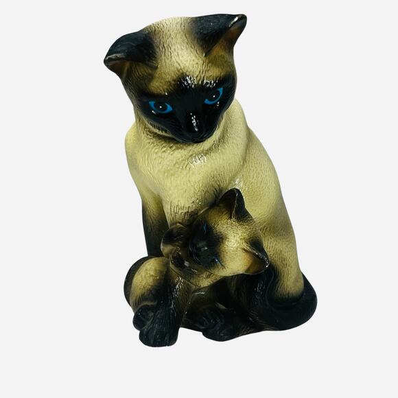 Lefton | Accents | Lefton Siamese Cat Figurine Mother And Kitten 985 ...